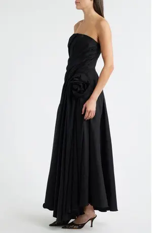 Acler Hawford Rosette Strapless Gown