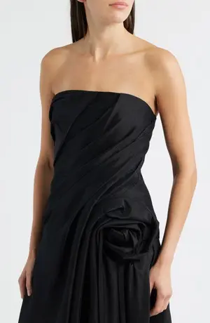 Acler Hawford Rosette Strapless Gown