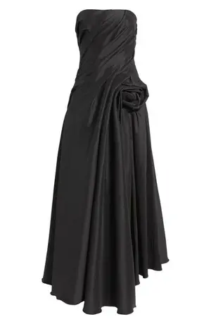 Acler Hawford Rosette Strapless Gown