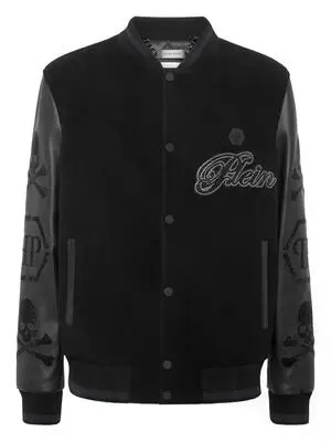 Philipp Plein Skull-embellished Bomber Jacket