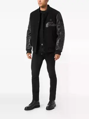 Philipp Plein Skull-embellished Bomber Jacket