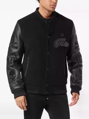 Philipp Plein Skull-embellished Bomber Jacket