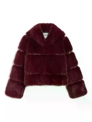Apparis Collared Faux Fur Coat