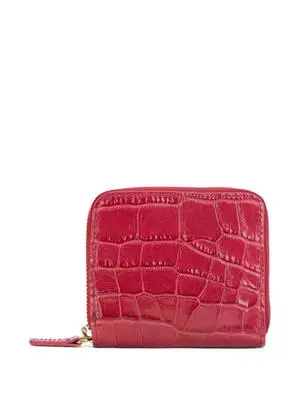 Roberto Cavalli Crocodile-effect Logo Wallet