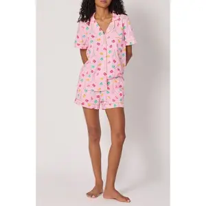 BEDHEAD PAJAMAS Print Short Pajamas - Eiffel For You