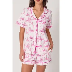 BEDHEAD PAJAMAS Print Short Pajamas - Jet Setter
