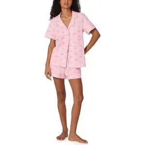 BEDHEAD PAJAMAS Print Short Pajamas - Pink Champagne Coupe