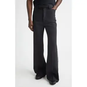Amiri Crystal Stripe Flare Leg Pants