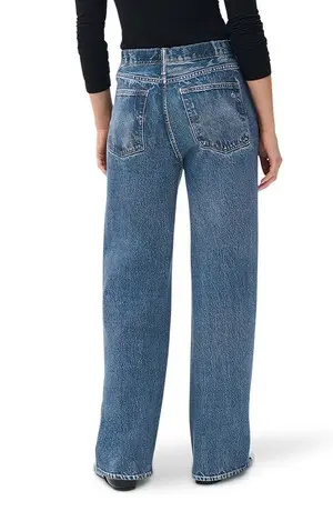 Rag & Bone Rb Miramar Wide Leg Cotton Fleece Sweatpant Jeans