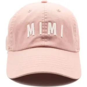 REY TO Z Embroidered Baseball Cap - Dusty Rose