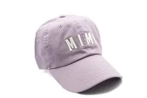 REY TO Z Embroidered Baseball Cap - Lilac