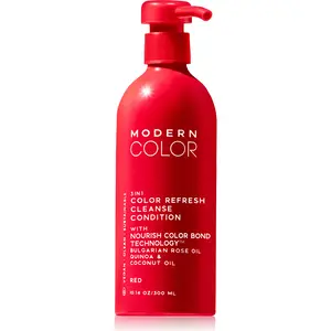 MODERN COLOR Red 3-in-1 Hair Color Refresh Cleanse Conditioner Single