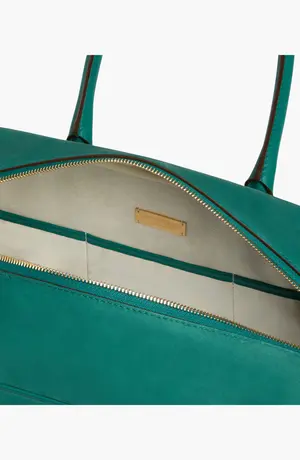 AVITEUR Cristallo Nubuck Travel Bag - Teal