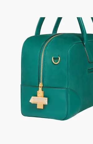 AVITEUR Cristallo Nubuck Travel Bag - Teal