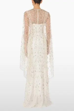 Jenny Packham Hestia Embellished Gown - Vanilla