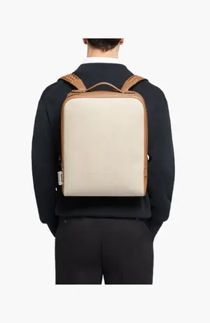AVITEUR Cristallo Maxi Backpack - Walnut