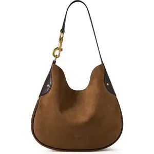 Mulberry Hackney Suede Shoulder Bag
