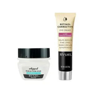PURSONIC Hydration & Renewal Duo Whipped Moisturizer + Retinol Corrective Eye Cream - Multicolor