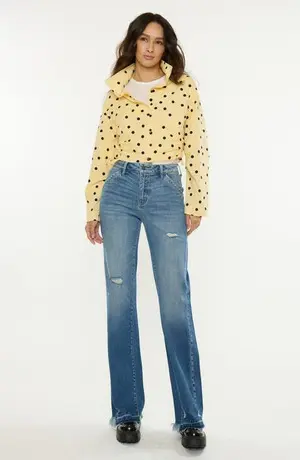 KANCAN Marie High Rise Wide Flare Jeans