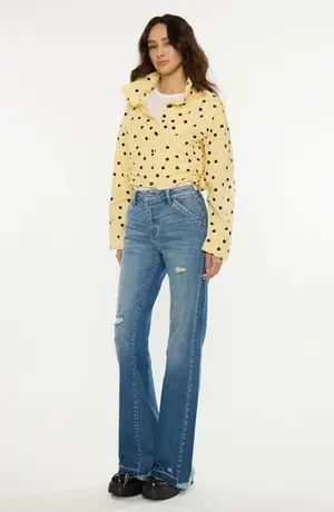 KANCAN Marie High Rise Wide Flare Jeans