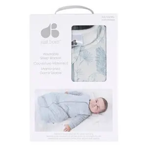 JUST BORN Blue Sleeveless Wearable Blanket