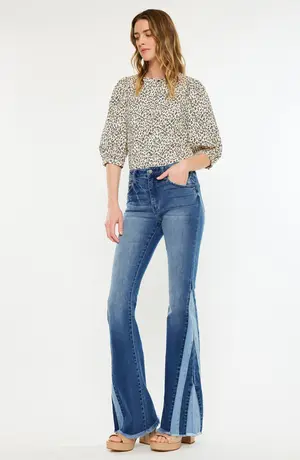 KANCAN High-rise Flare Jeans
