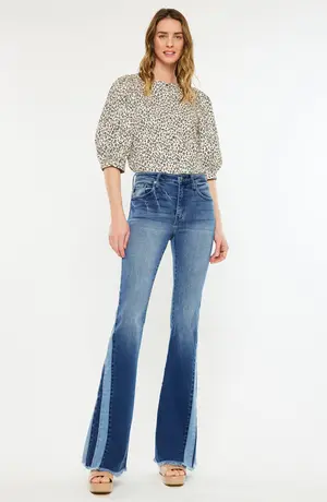 KANCAN High-rise Flare Jeans