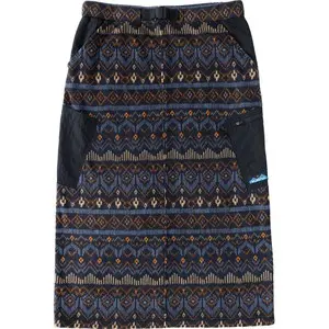 KAVU Relaxed Fit Fleece Skirt - Chalet Holiday