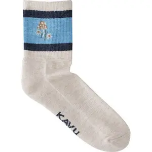 KAVU Jacquard Crew Socks - Mushroom Patch