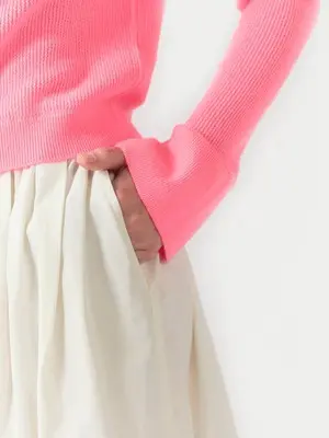 Gobi Cashmere Bell-sleeve Sweater