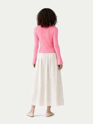 Gobi Cashmere Bell-sleeve Sweater