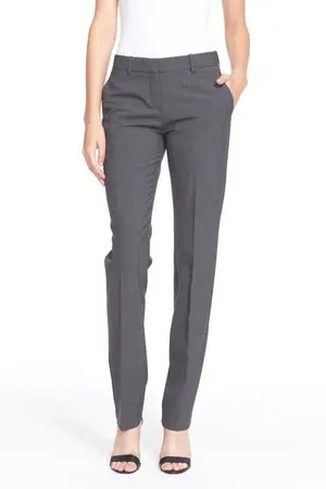 Theory Stretch Wool Slim Fit Trousers