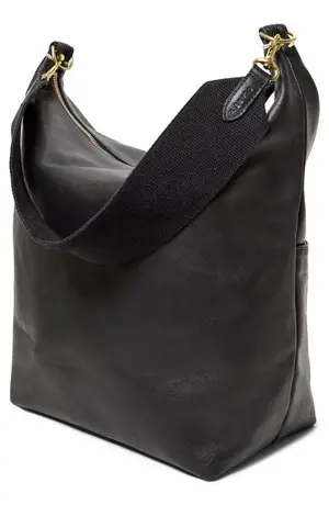 Clare V. Sophie Leather Hobo Bag