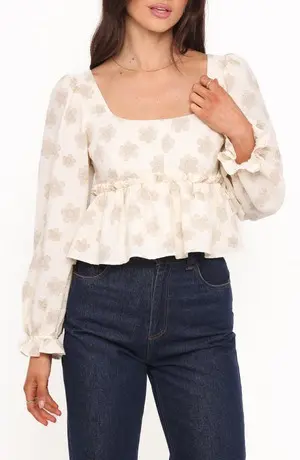 Petal & Pup Square Neck Tops