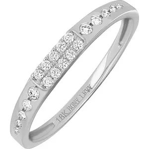 Bony Levy Maya Diamond Stackable Ring - 18k White Gold