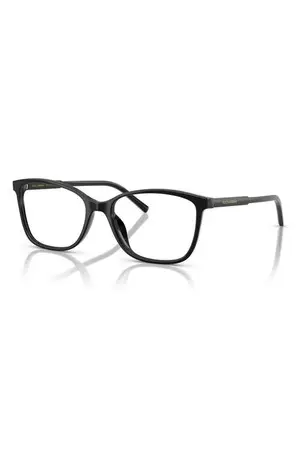 Dolce & Gabbana 52mm Rectangular Eyeglasses - Black/demo Lens