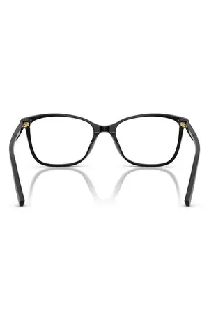 Dolce & Gabbana 52mm Rectangular Eyeglasses - Black/demo Lens