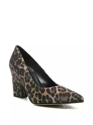 PEDRO MIRALLES Leopard Print Pointed-toe Pumps