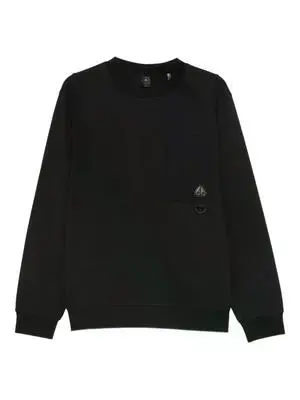 Moose Knuckles Patch-pocket Sweatshirt - Black