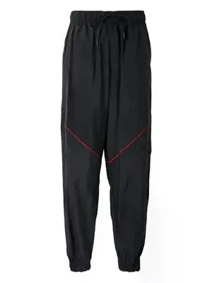 Nike Red Panel Tracksuit Bottoms