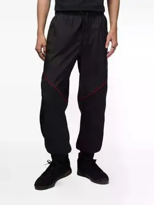 Nike Red Panel Tracksuit Bottoms