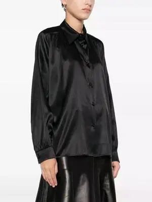 SOLOTRE Button-down Shirt - Black