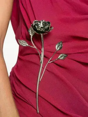 Giuseppe Di Morabito Floral-appliqué Ruched Dress