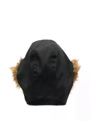 Martine Rose Fur-trim Visor Hat