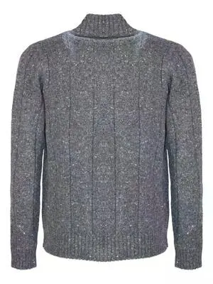 Eleventy Wool-cashmere Blend Cardigan