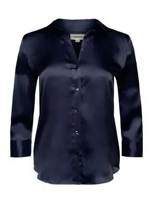 L'Agence Dani Silk Blouse Top