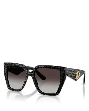 Dolce & Gabbana Square Sunglasses, 55mm - Grey Gradiant