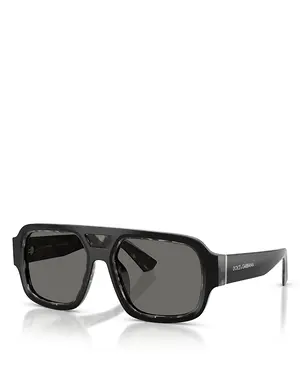 Dolce & Gabbana Square Sunglasses, 55mm - Grey