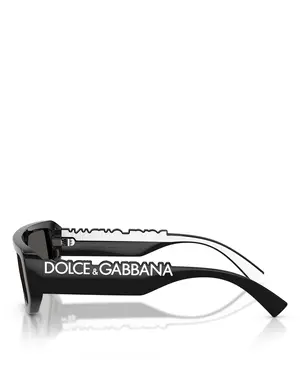 Dolce & Gabbana Rectangular Sunglasses, 56mm