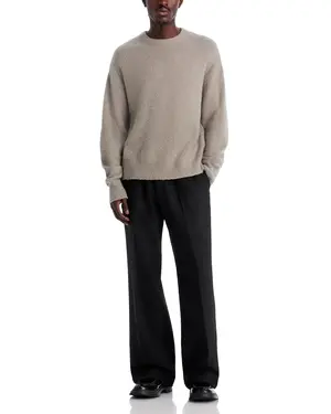Helmut Lang Brushed Wool Cashmere Crewneck Sweater